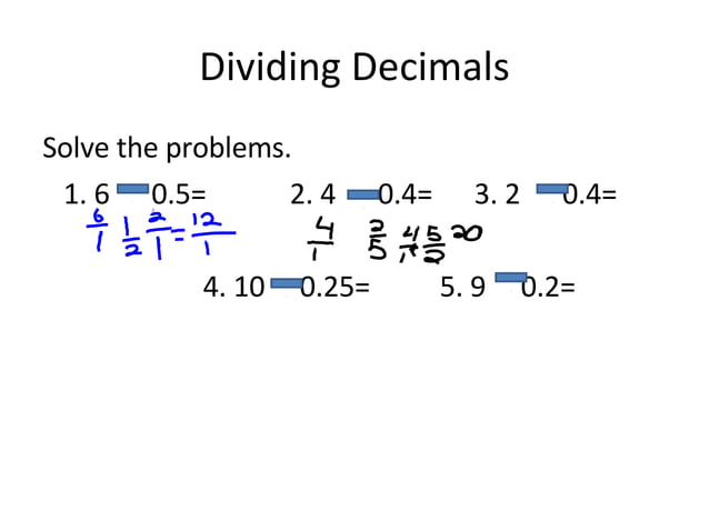 Dividing Decimals | PPT | Homework and Study | Education