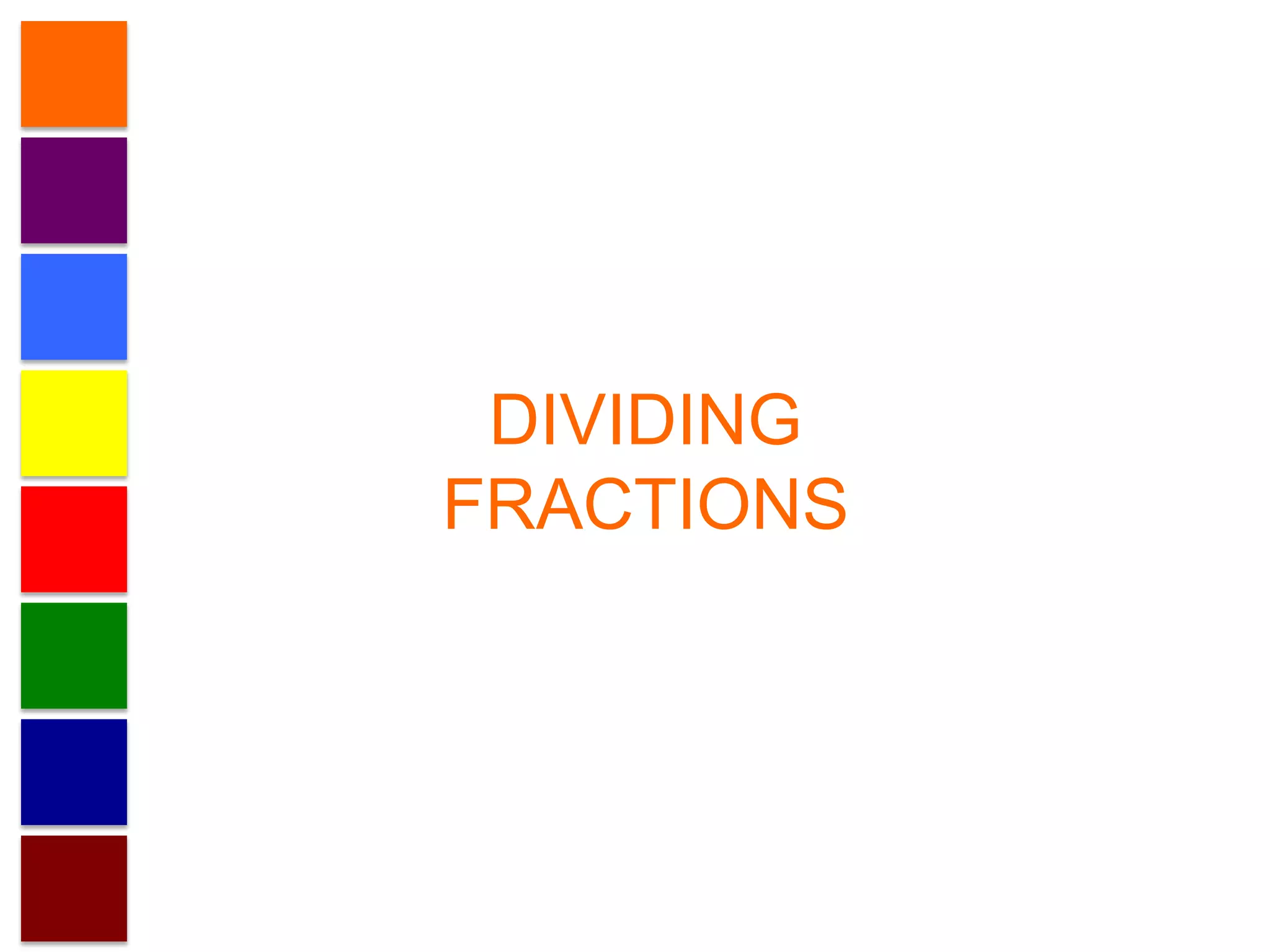 Dividing fractions | PPT