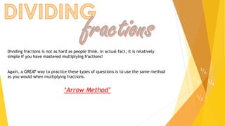 Dividing fractions - GCSE Maths is Easy | PPTX