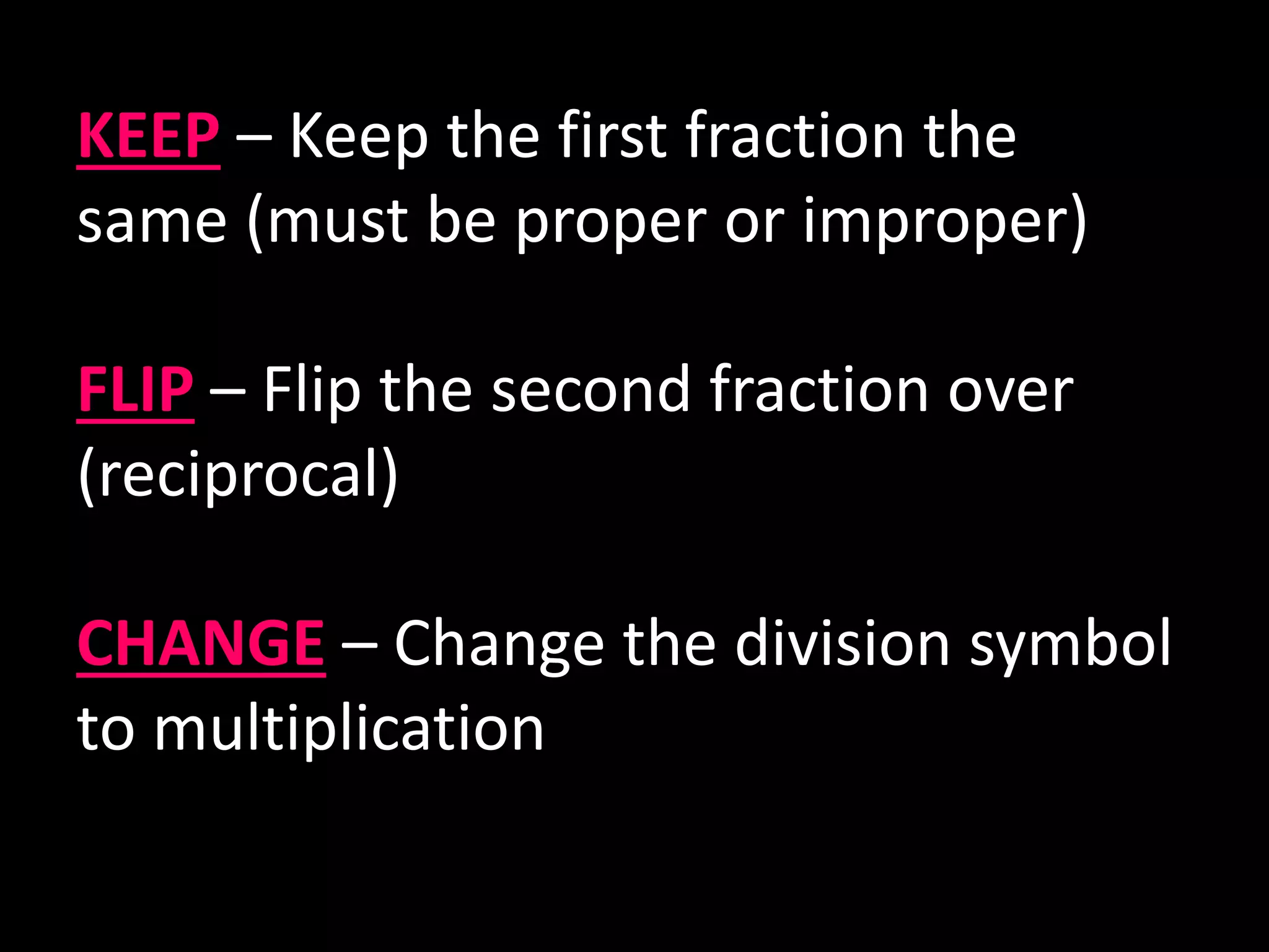 Dividing Fractions | PPTX