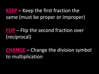 Dividing Fractions | PPTX