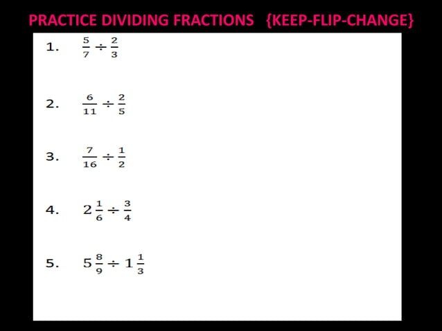 Dividing Fractions | PPTX
