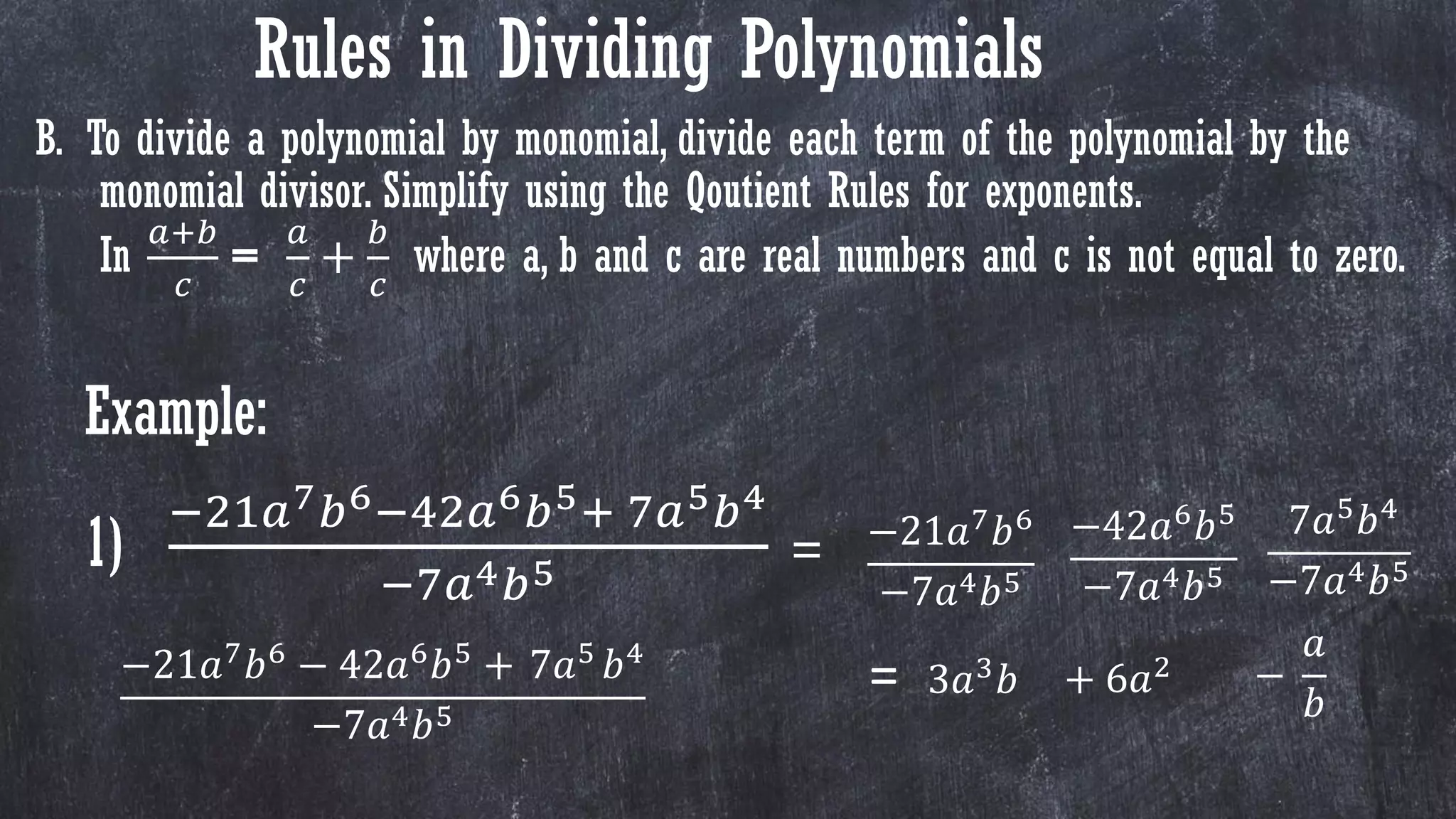 Dividing Polynomials | PDF