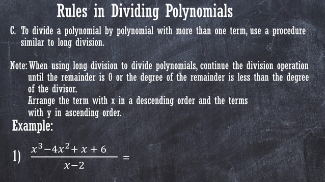 Dividing Polynomials | PDF | Computing | Technology & Computing