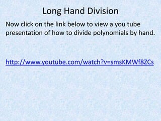 Dividing polys | PPTX