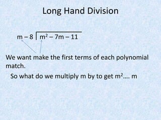 Dividing polys | PPT