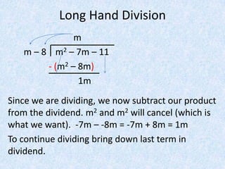 Dividing polys | PPT