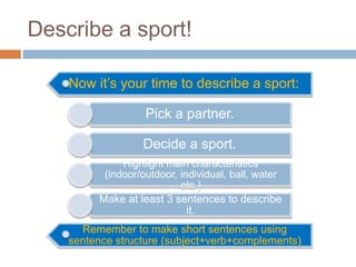 Dividing sports | PPTX | Sports