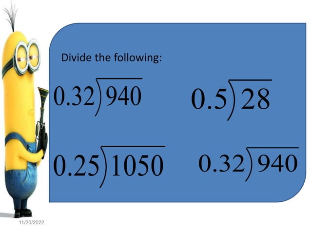 Dividing Whole Numbers by Decimals up to 2 Decimal Places and.ppt ...