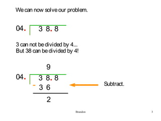Dividing with decimals pp | ODP