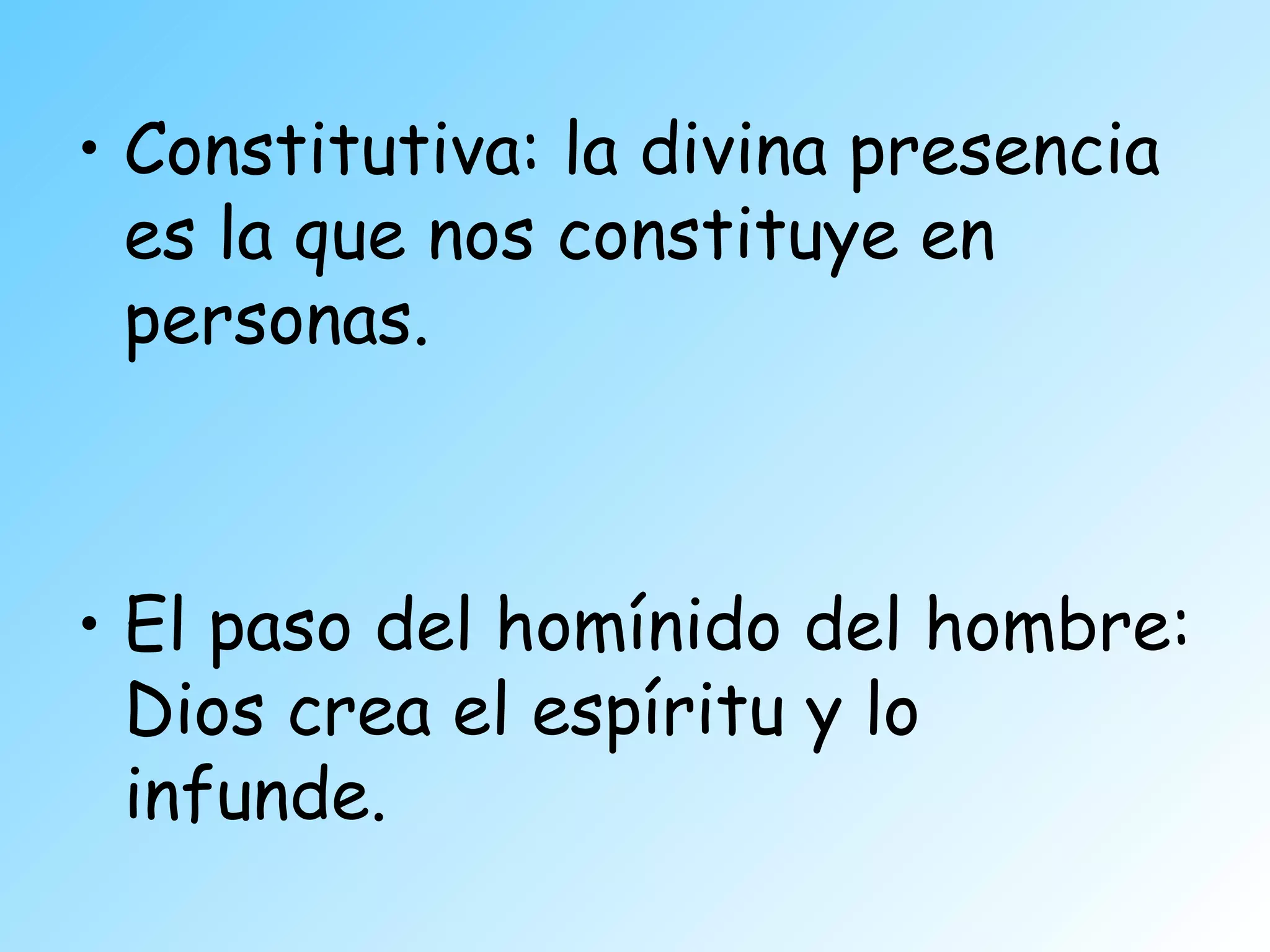 Divina Presencia Constitutiva | PPT