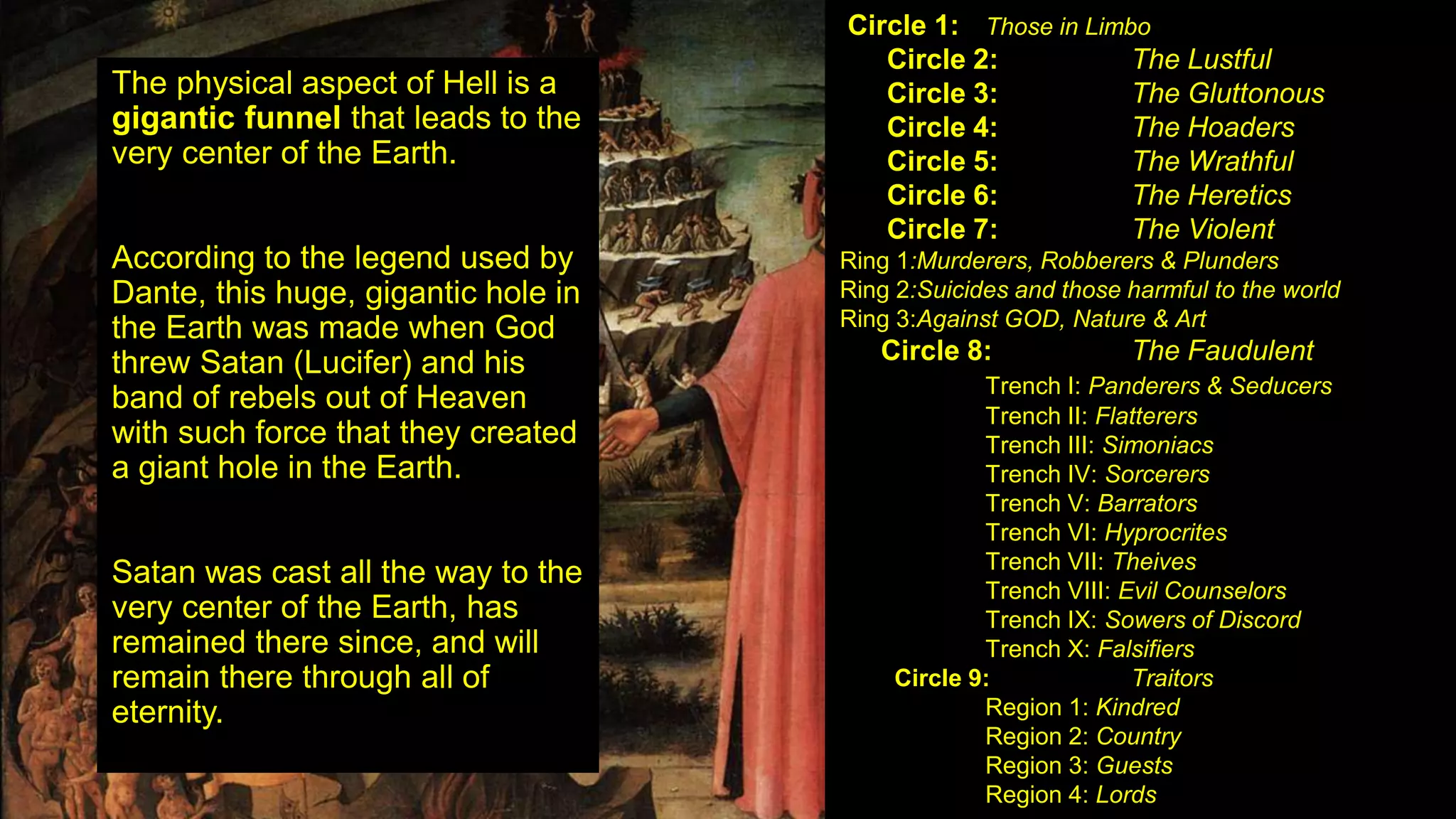 Divine comedy (Inferno, Purgatorio, Paradiso) | PPTX