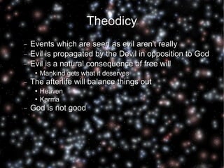 Divine Command Thoery And Theodicy | PPT