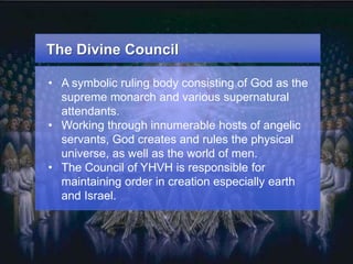 Divine council | PPTX