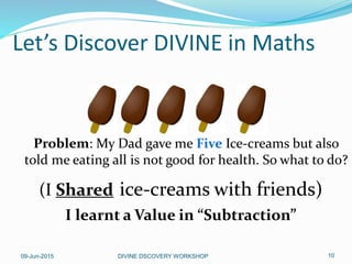 Divine discovery integrate values with school subjects | PPTX