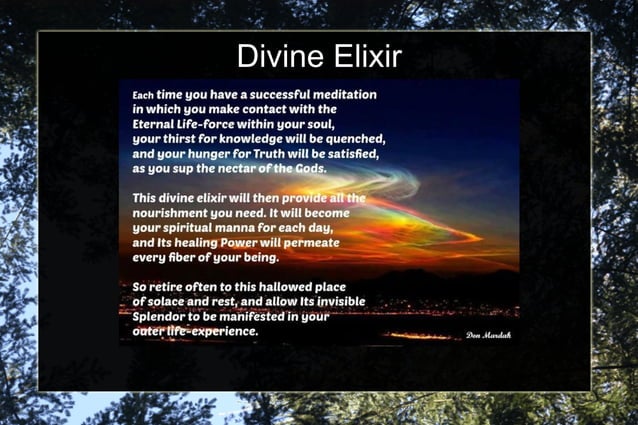Divine Elixir | PPT