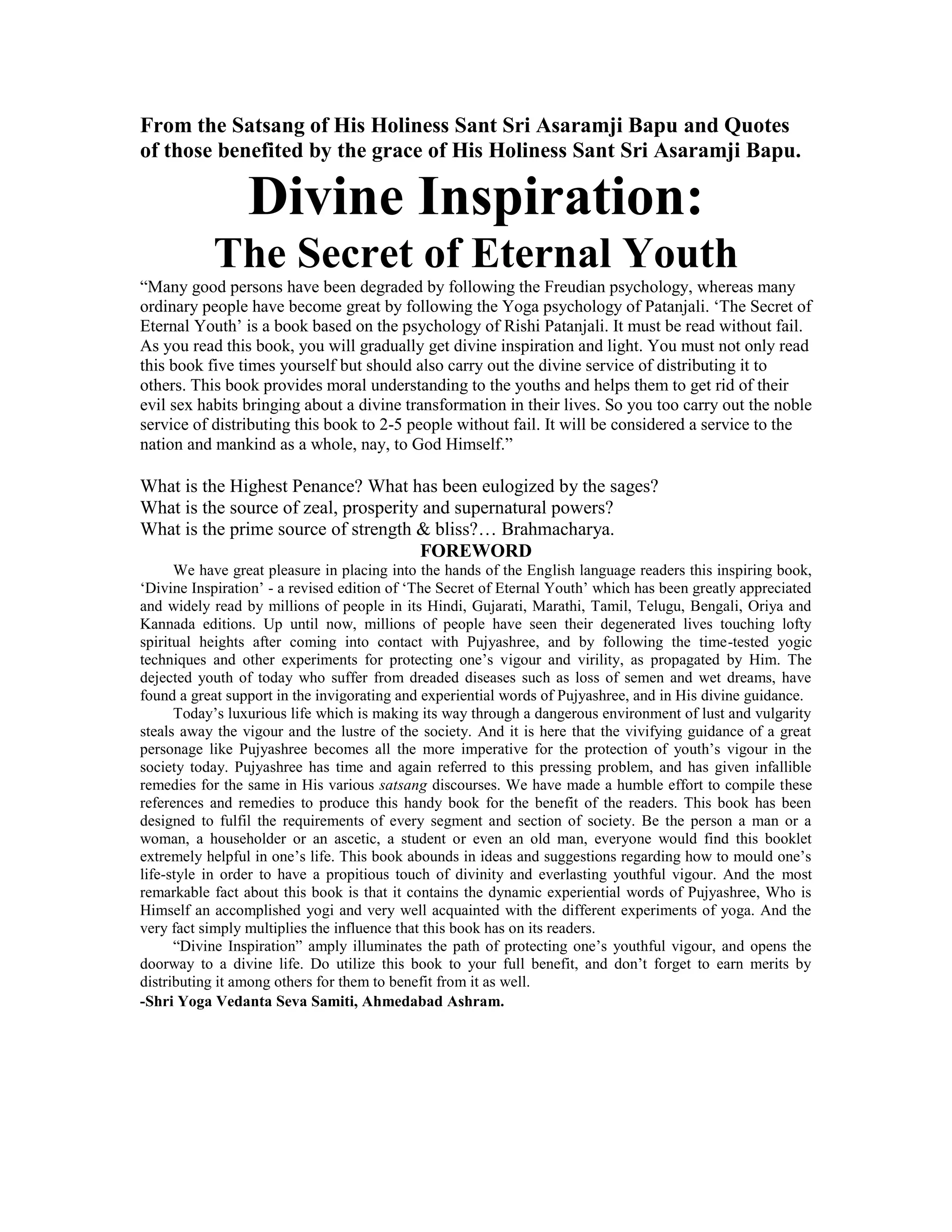 Divine inspiration | PDF