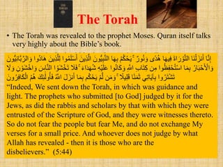Divinely revealed books | PPTX