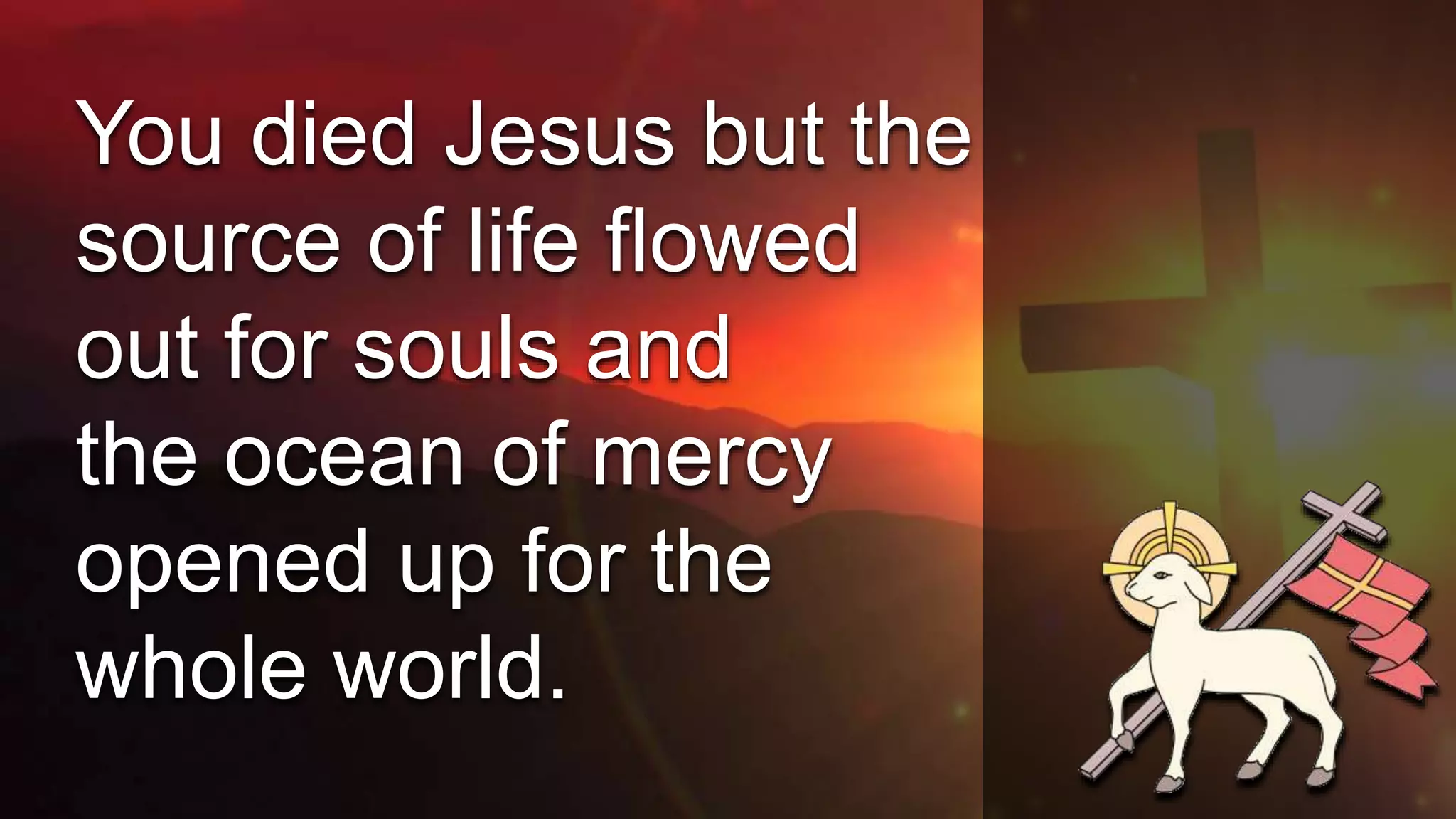 Three O' Clock Prayer to the Divine Mercy | PPTX