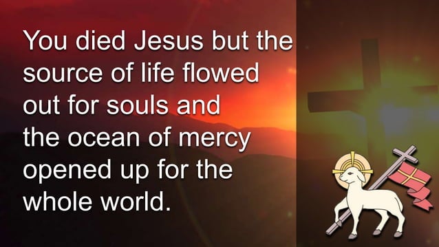 Three O' Clock Prayer to the Divine Mercy | PPTX