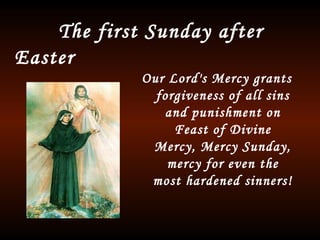 Divine Mercy Sunday - The First Sunday After Easter | PPS