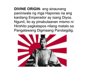 Divine origin COT-RPMS aligned by JUAN R. VENTENILLA III | PPTX