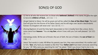 Luke 4:1-13 Sunday School Slides | Testing / Temptation of Jesus | PPTX