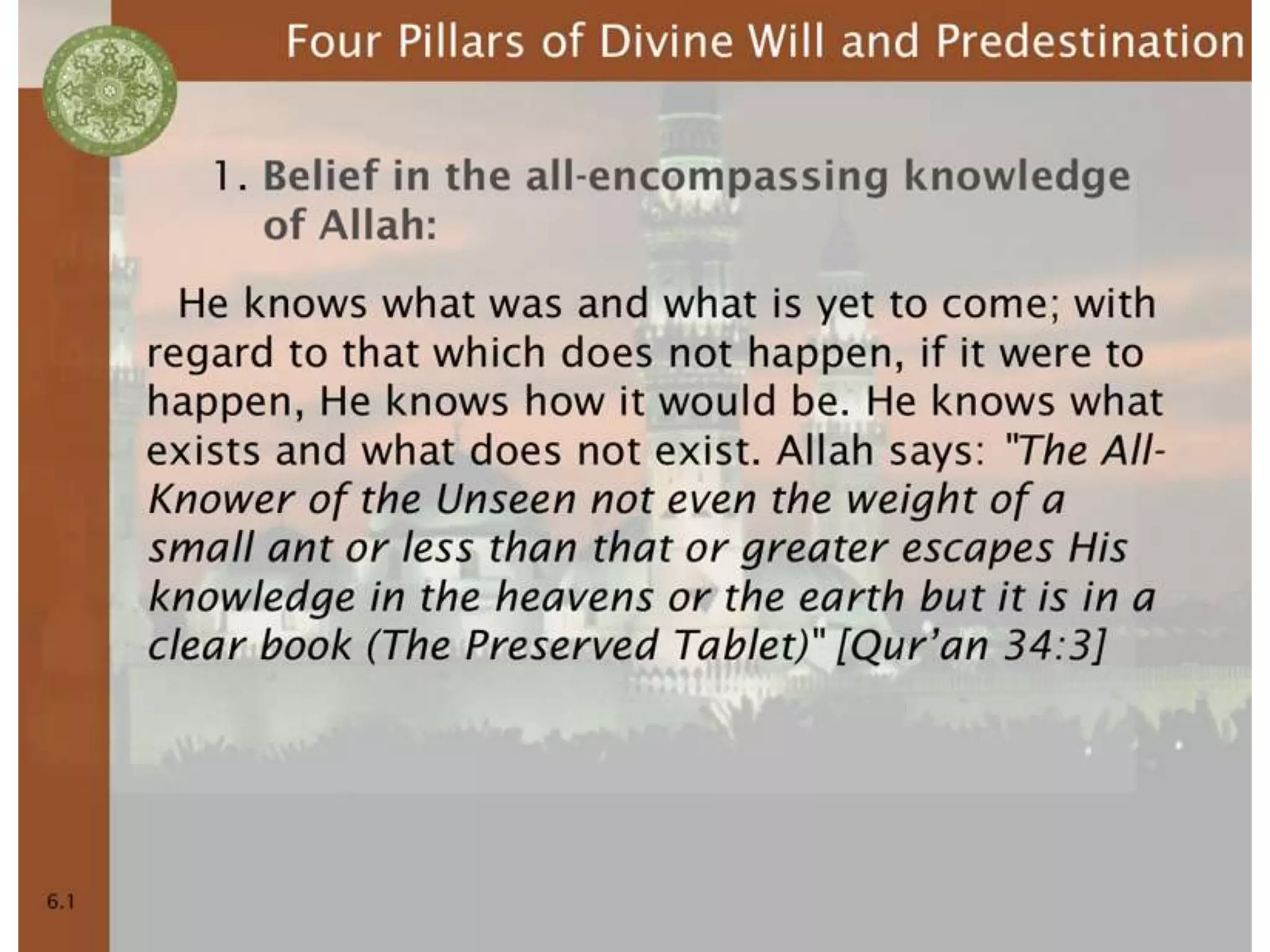 Divine will & predestination | PPSX