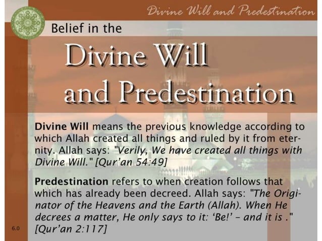 Divine will & predestination | PPT
