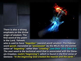 Divine wisdom 04 | PPTX
