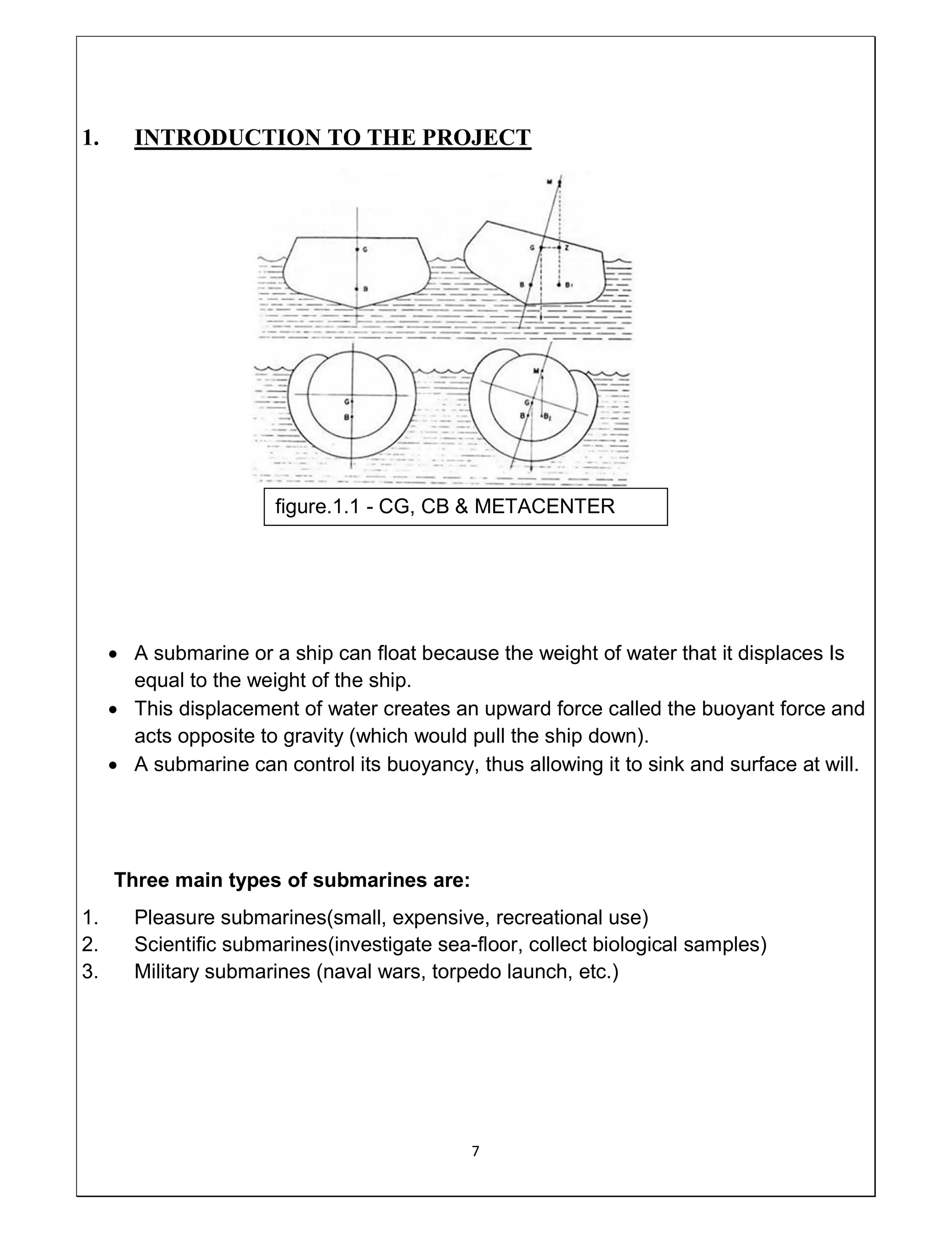 Diving and propulsion system of modern diesel-electric submarine | PDF