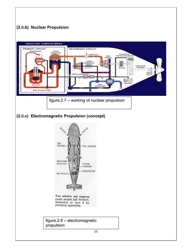 Diving and propulsion system of modern diesel-electric submarine | PDF