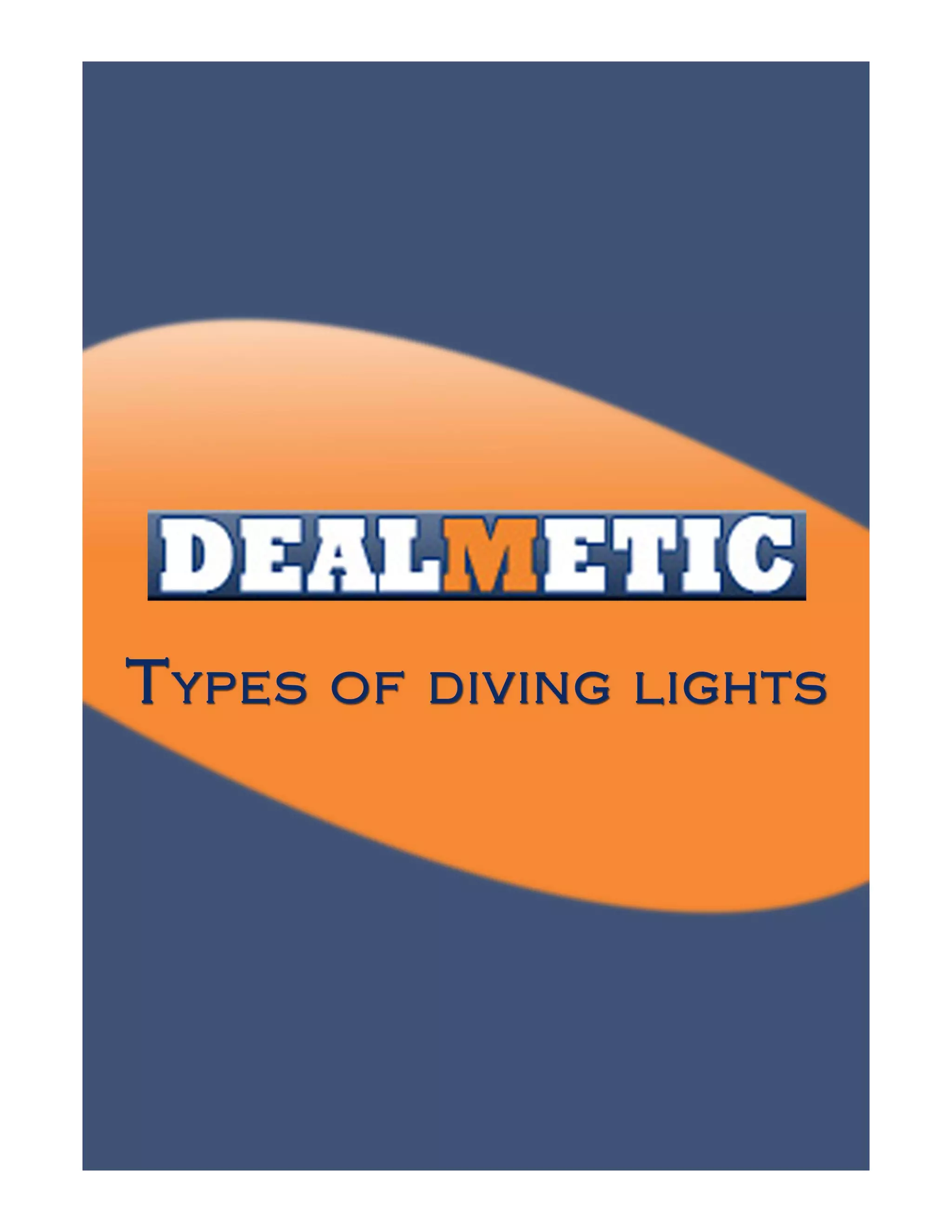 Types of diving lights | PDF