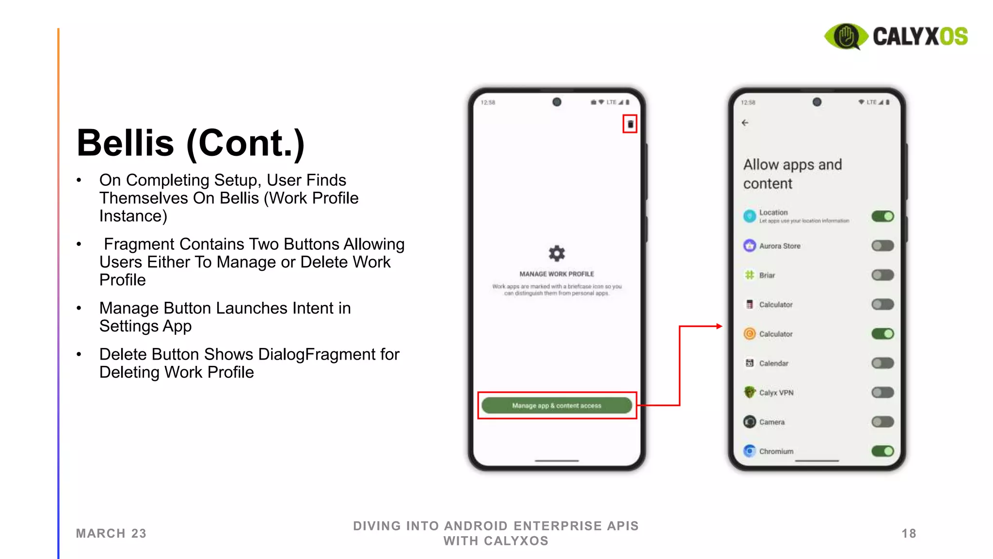 Diving into Android Enterprise APIs with CalyxOS.pptx