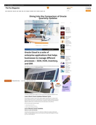 Diving into the Comparison of Oracle Quarterly Updates.pdf