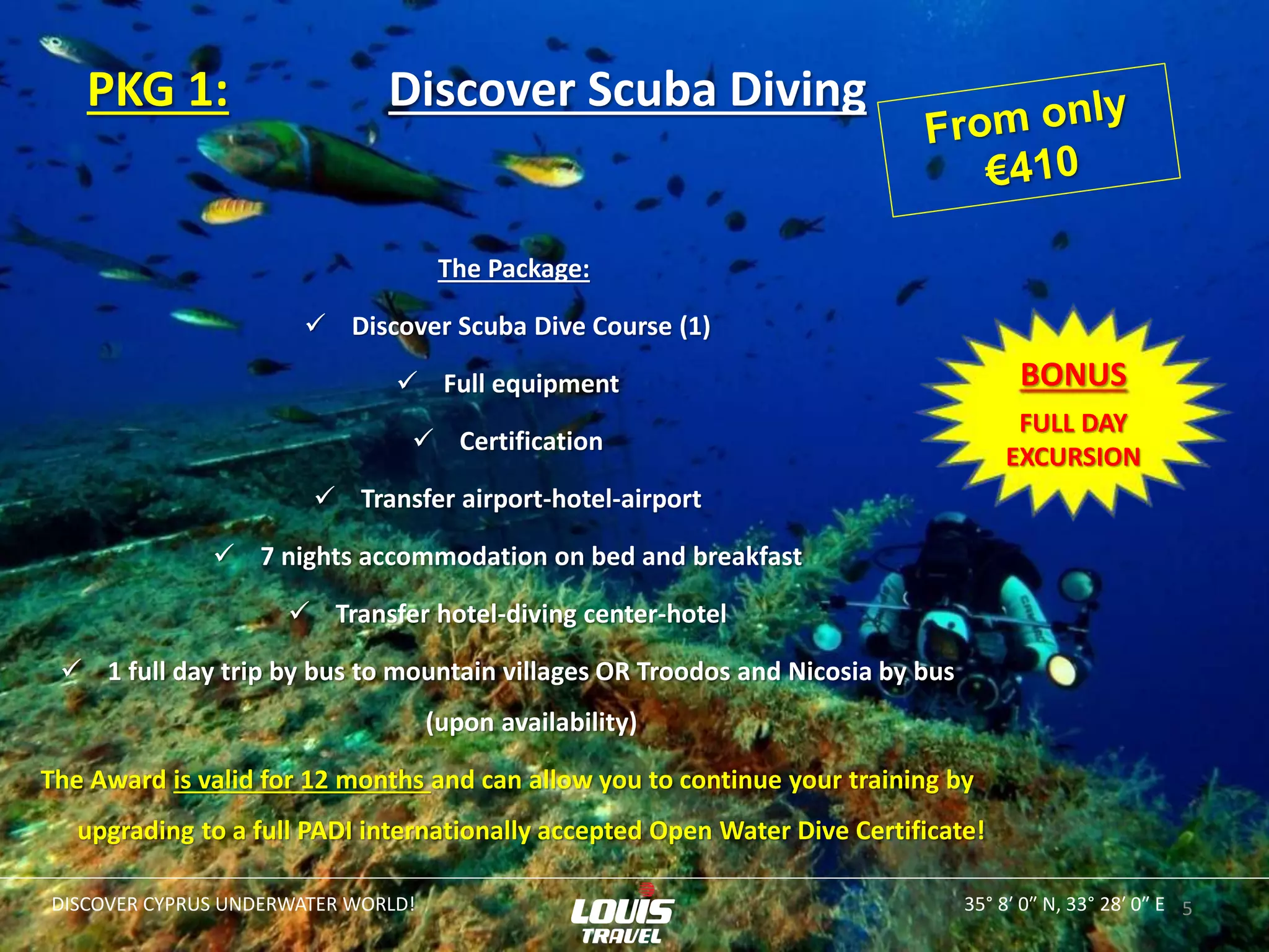 Diving packages final | PPTX