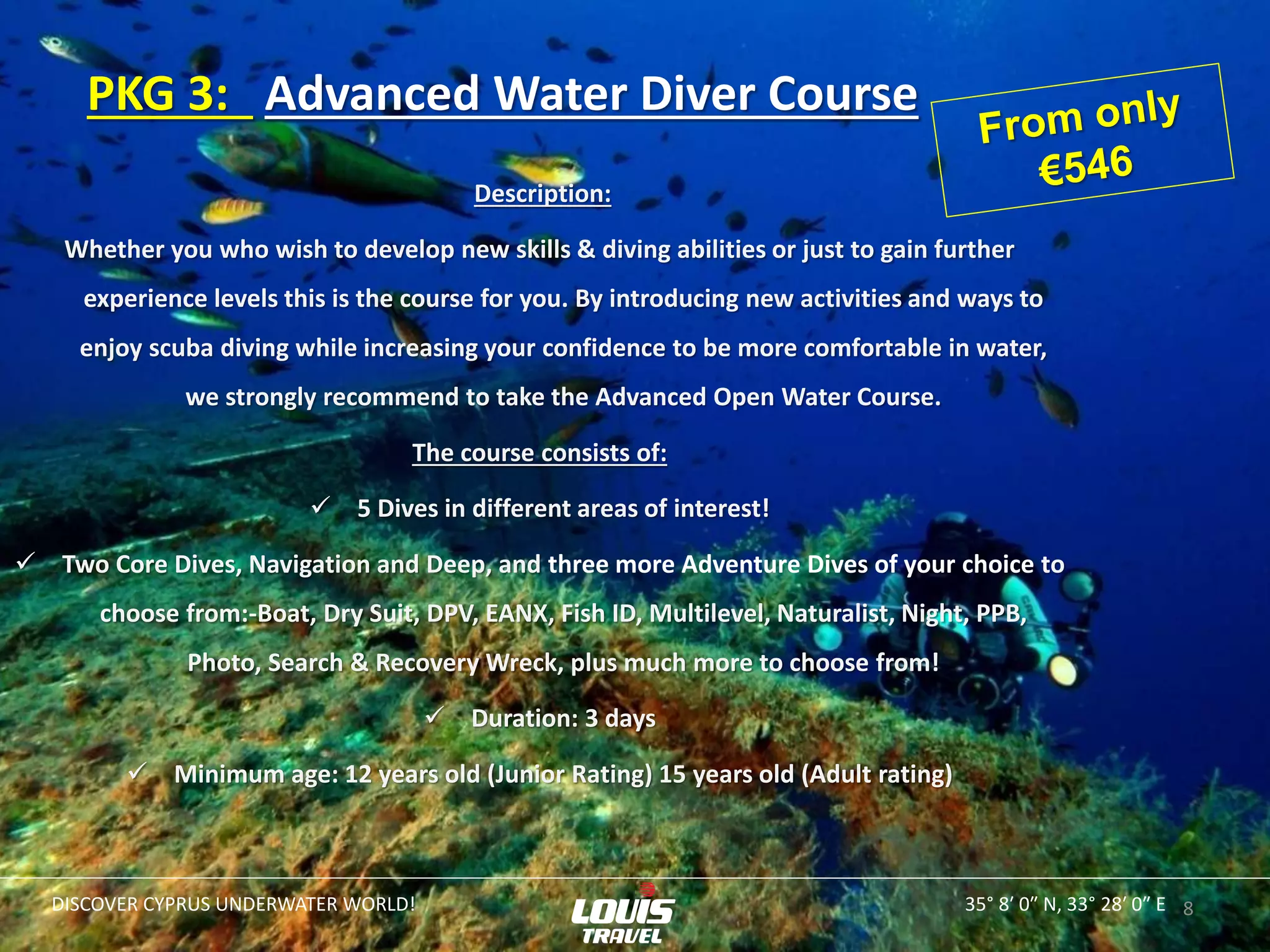 Diving packages final | PPTX