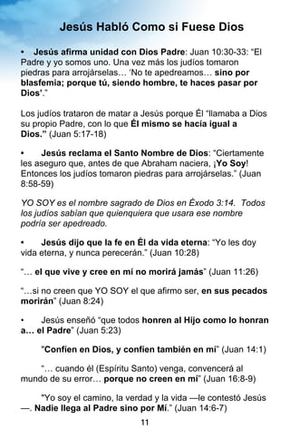 Divinidad de Jesus ( Jesus is God: The Biblical Proof) | PDF