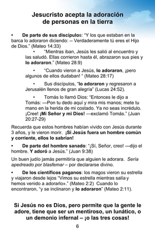 Divinidad de Jesus ( Jesus is God: The Biblical Proof) | PDF