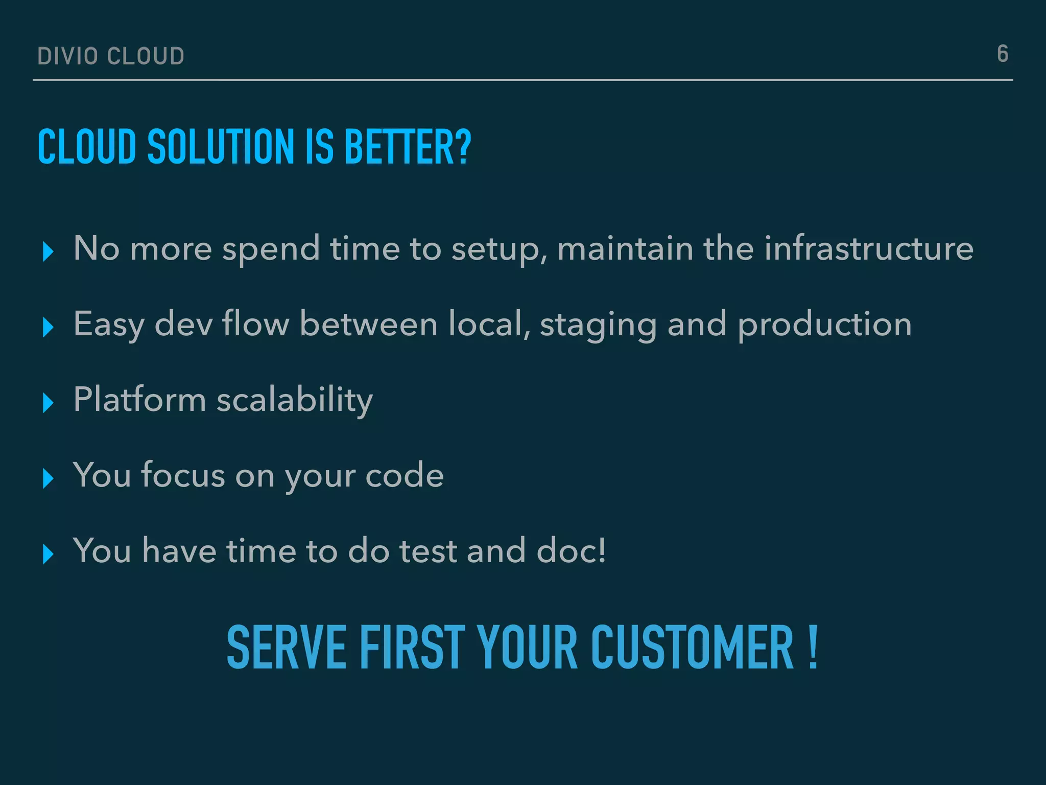 Divio - Django in the "cloud" | PDF