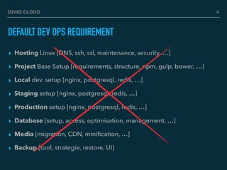 Divio - Django in the "cloud" | PDF