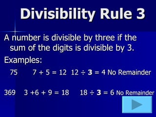 Divisability rules | PPT