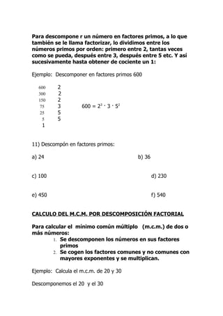 Divisibilidad | PDF