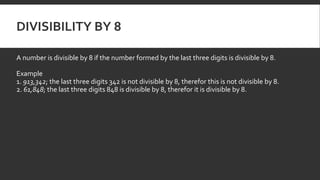 Divisibility | PPT