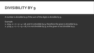 Divisibility | PPT