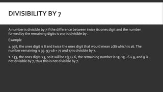 Divisibility | PPT