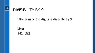 Divisibility | PPTX