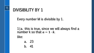 Divisibility | PPTX
