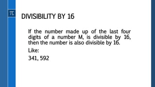 Divisibility | PPTX