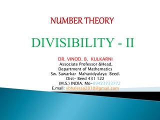 Divisibility | PPTX | Education